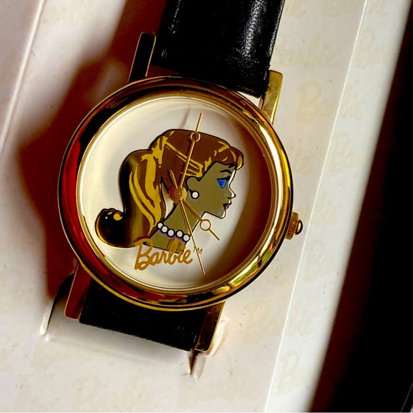 Barbie | Accessories | Barbie Silhouette Ponytail Head On Watch Face ...